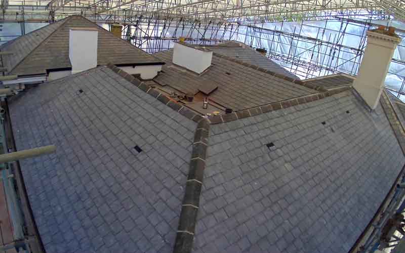 Springfield House gets a healthy new roof, thanks to Welsh Slate ...